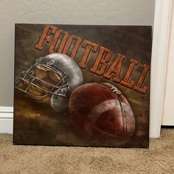Hobby Lobby | Accents | Football Sign For Wall | Poshmark
